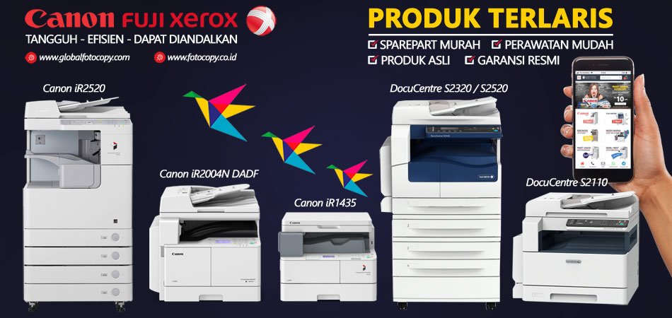 Dealer Resmi Jual Mesin Fotocopy Canon dan Fuji Xerox
