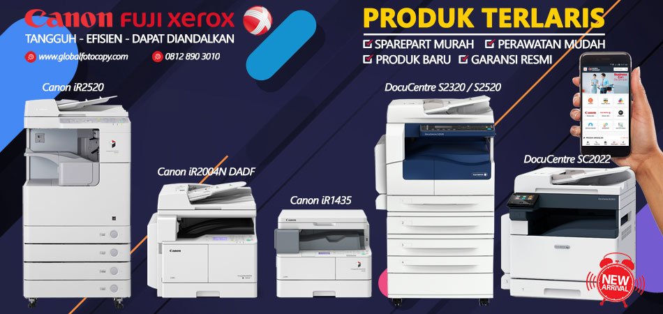 Distributor Resmi Jual Mesin Fotocopy Canon, Fuji Xerox dan Kyocera